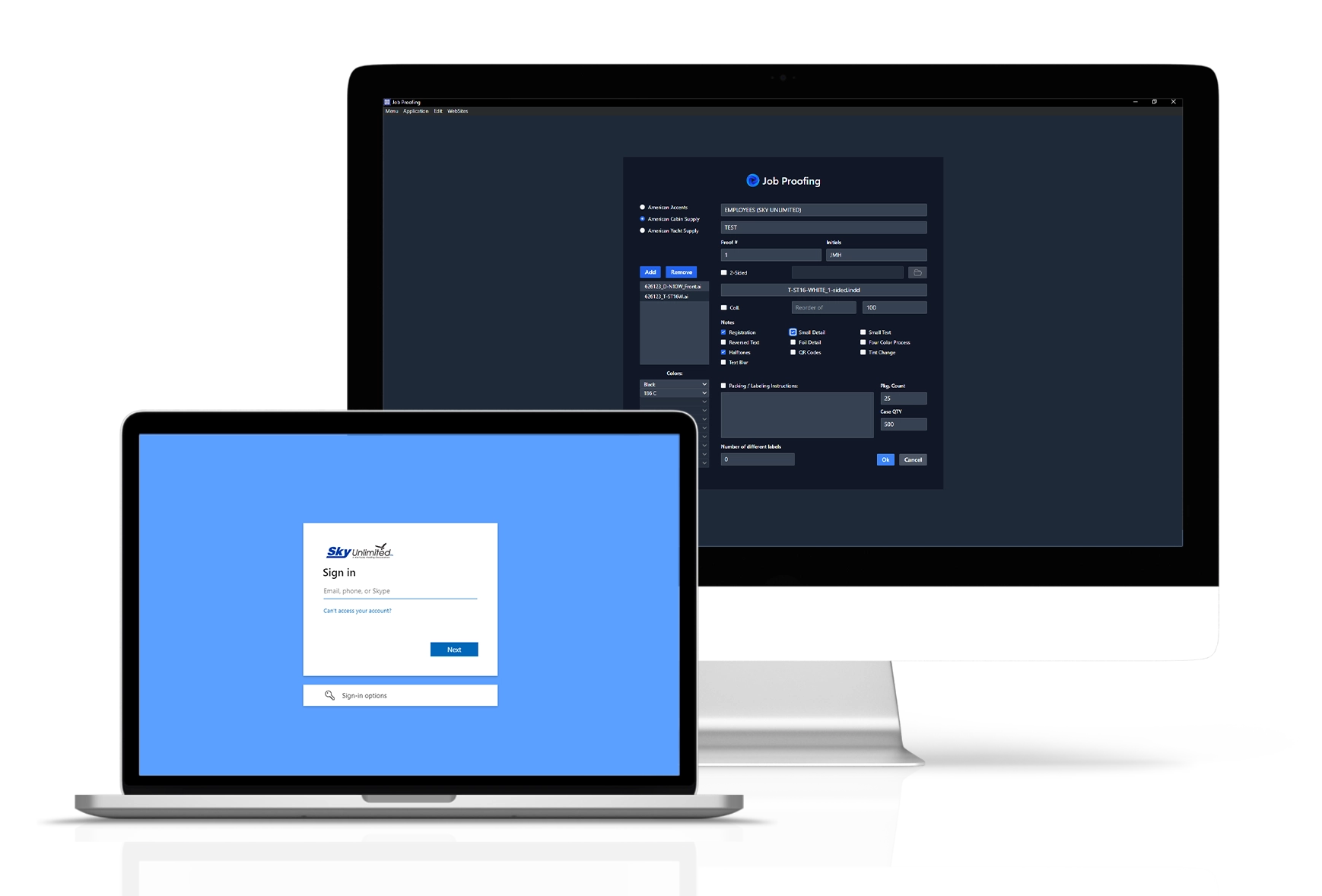 Sky Launcher Desktop Project - AD-IOS Web Development